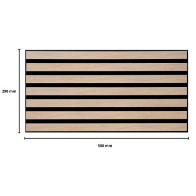 Wallsupply UltrAcoustic Eco Tile Wood Effect Recycled Felt & EPS ...