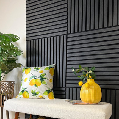 Wallsupply UltrAcoustic Eco Tile Wood Effect Recycled Felt & EPS ...