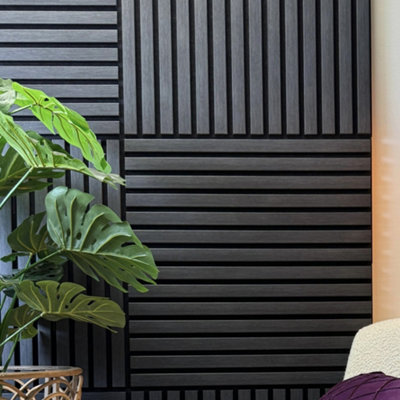 Wallsupply UltrAcoustic Eco Tile Wood Effect Recycled Felt & EPS ...