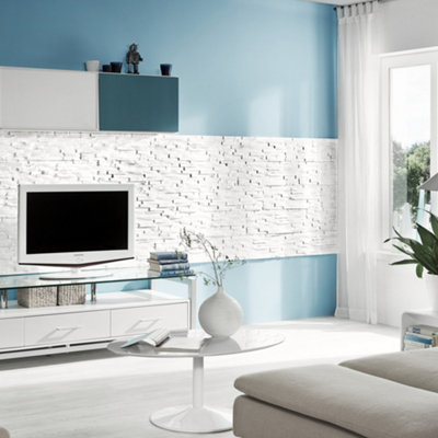 Wallsupply UltraLight Benevento Stone 3D Media Wall Panels Tiles EPS ...