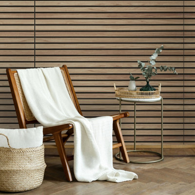 Wallsupply UltraLight Linari Wood Effect HD Printed 3D Slat Wall Panels ...