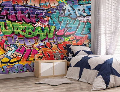 Graffiti Wallpaper For Rooms