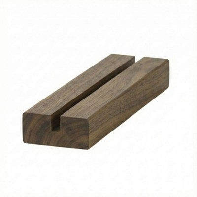 Walnut Baserail Modern 3.0m 10mm Groove For Glass UK Manufactured ...