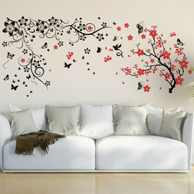 Walplus Combo Adult - Spring flower blossom Wall Sticker