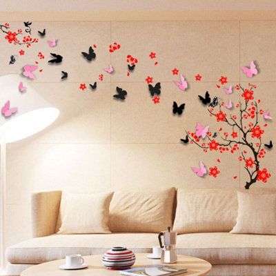 Walplus Combo AdultCOM-Blossom Wall Sticker - Walplus 3D Butt Pink ...