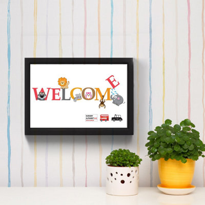 Walplus Combo Kids Hand Made Welcome Frame PVC | DIY at B&Q