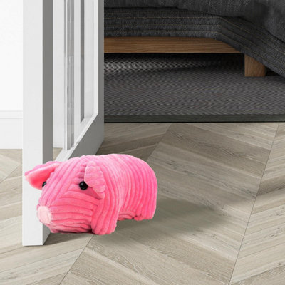 Walplus Decorative Door Stopper Pinky Pig Kids Room Décor | DIY at B&Q