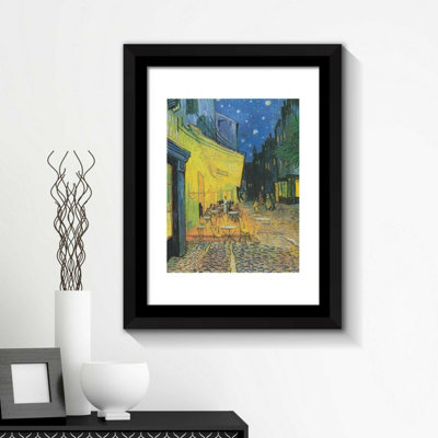 Walplus Framed Art 2in1 Painting Poster - Cafea Ac Terrence at Night ...