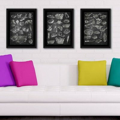 Walplus Framed Art Cooking and baking Art Print and Frames | DIY at B&Q