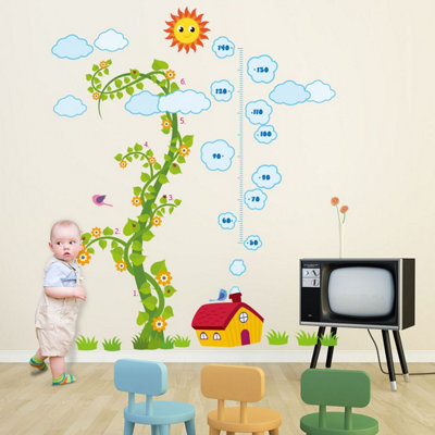 Walplus Kid'S Room Children Nursery Height Measure Wall Stickers Decal ...