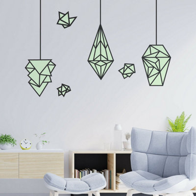 Walplus Mural Wall Stickers Decoration Home Family Glow Dark Decal Art ...