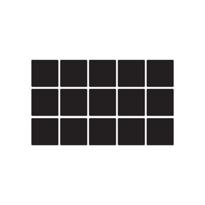 Walplus Rounded Square Removable Acrylic Mirror Art - 10cm / 3.9in - 40 pcs