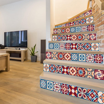 Walplus Westminster Peel and Stick Wall Tiles Sticker - 24Pcs Self ...
