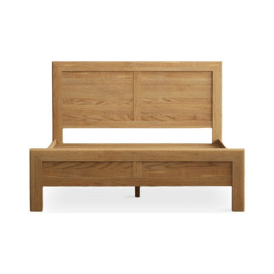 Walsham Solid Oak Double Bed - Furniture 48