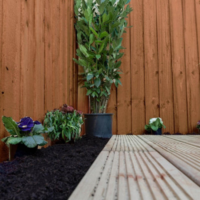 Waltons 3ft x 6ft Feather Edge Fence Panels Pressure Treated - 5 Pack