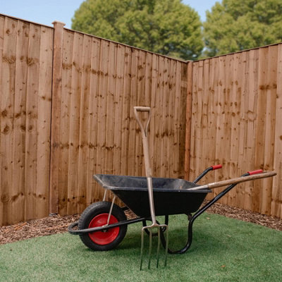 Waltons 6ft x 6ft Feather Edge Fence Panels Pressure Treated - 10 Pack
