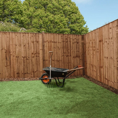 Waltons 6ft x 6ft Feather Edge Fence Panels Pressure Treated - 5 Pack