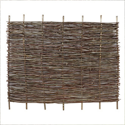 Waltons Hazel Hurdle Wooden Garden Fence Screening Panel - 1800mm x ...