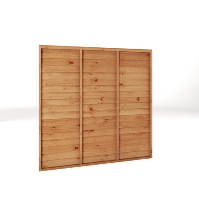 Waltons Super Lap 6 x 6 Pressure Treated Wooden Garden Fencing - 5 Pack ...