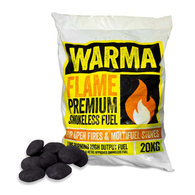 Warma Premium Anthracite Multi-Fuel Stove Oven Open Fire Low Ash ...