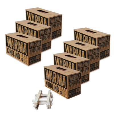 Warma Premium Kiln Dried Wood BBQ Firepit Stove Burner Fuel Kindling ...