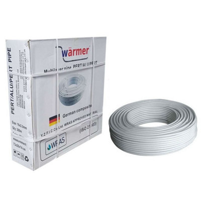 Warmer System 100m Roll 16mm Multilayer Pert Al Pert Pipe | DIY at B&Q
