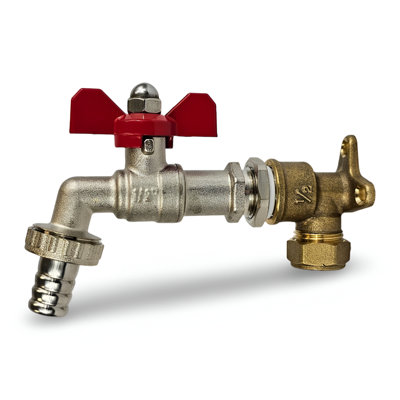 Warmer System Lever Handle Outside Garden Tap with Sealing PTFE and ...