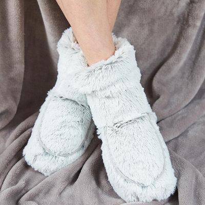Warmies Boots Marshmallow Grey Microwavable in box | DIY at B&Q