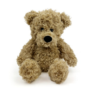 Warmies Junior Plush Brown Curly Bear Microwavable Weighted Teddy ...