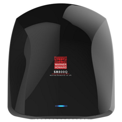 Warner Howard 091224 SR800Q Hand Dryer - 0.8kW (Black) | DIY at B&Q