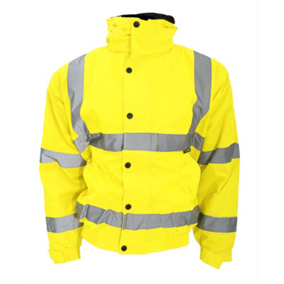 Warrior Memphis High Visibility Bomber Jacket / Safety Wear / Workwear ...