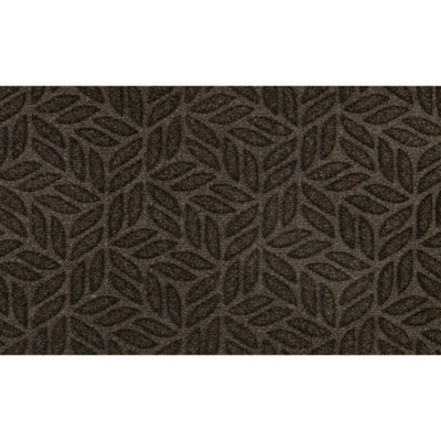 Wash + Dry DUNE Leaves Dark Brown 45x75