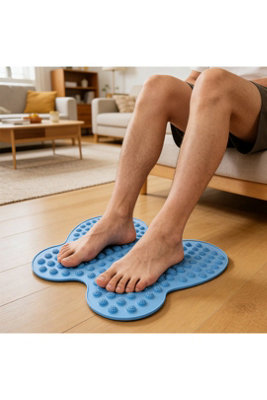 Washable Butterfly Reflexology Massage Mat 36.5cm Foot Pain