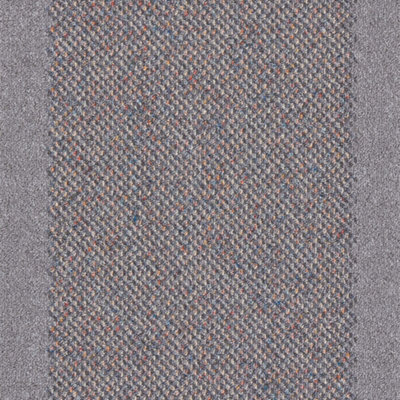 Washable Designer Rugs & Mats Bordered Design in Silver Grey 110G