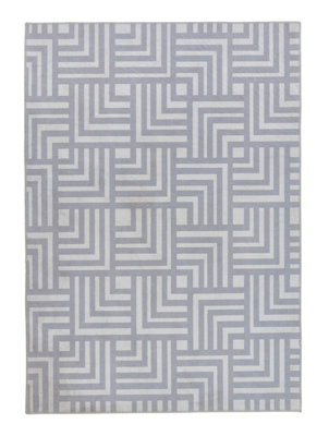 Washable Geometric Rug, Durable Resilient Comfortable Rug, Modern Rug ...