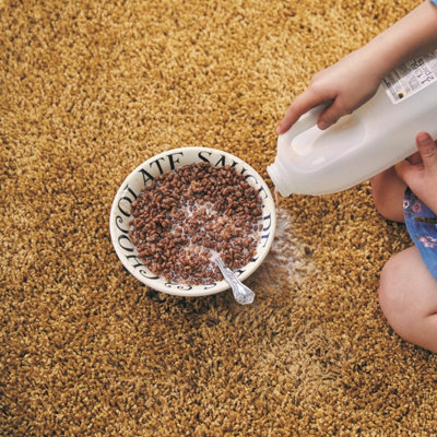 Washable Plain Anti-Slip Modern , Shaggy Rug Easy to clean Dining Room ...