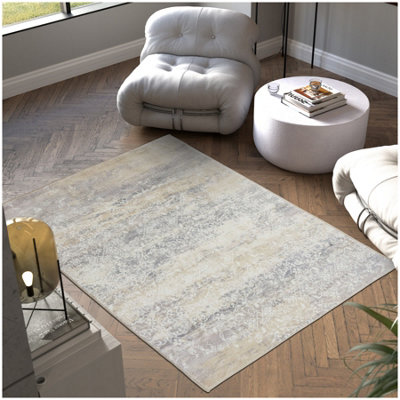 Washable Rug Dalia - various sizes, faded pattern, easy-care short pile ...