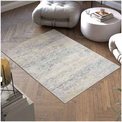 Washable Rug Dalia - various sizes, faded pattern, easy-care short pile ...