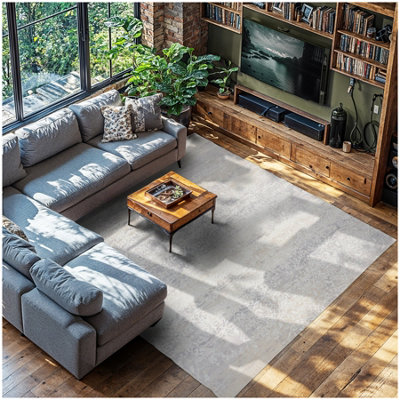 Washable Rug Dalia - various sizes, faded pattern, easy-care short pile ...