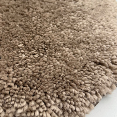 Washable Stone Thick Shaggy Rug, Easy to Clean Rug, Modern Plain Rug ...
