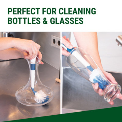 Washer Up Brush Flexible Total Dish Cleaning Brush for Washing Bottles ...