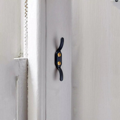 Washing Line Cord Cleat Hooks - Heavy Duty Metal Trailer Rope Tiebacks ...