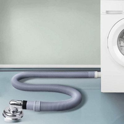 Washing Machine / Dishwasher Waste Kit Drain Hose Extension Pipe (2M)