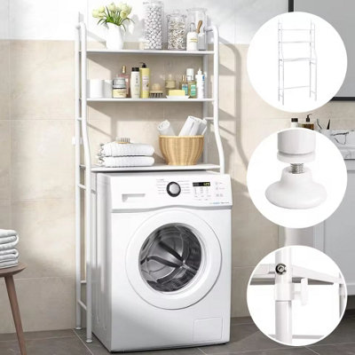 Washing Machine Shelves Multi-Layer Floor Standing Bathroom Storage ...