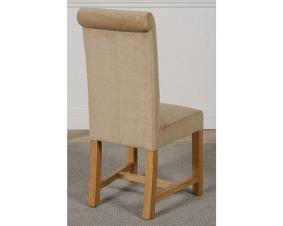 Washington Beige Fabric Dining Chairs for Dining Room or Kitchen