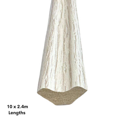 Washington Oak Off White Scotia Beading Flooring Edging Strips 10 x 2 ...