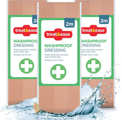 Washproof Wound Dressing Strips 6m - Cut to Size Large Wound Fabric ...