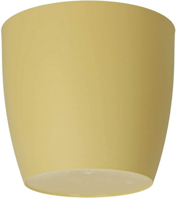 Waste Paper Basket Dust Bin Round Plastic Small Modern Style Home ...