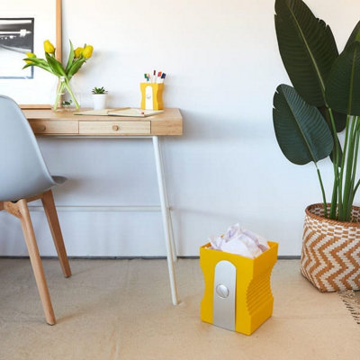 Waste Paper basket, Recycling Dust Bin, Home Office Pencil Sharpener ...