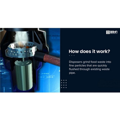 WasteMaid Elite 1680 Standard 1/2 HP Kitchen Sink Food Waste Disposal Unit